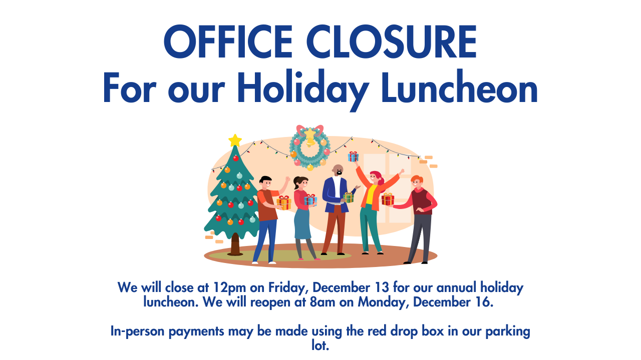 Holiday Luncheon Slider Graphic – Albemarle County Service Authority